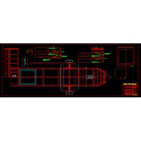 Short SC-7 Skyvan - DXF - 1:6.5 Scale - Downloadable Plans. (Stock Code ...