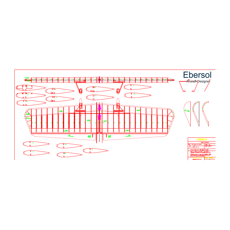 Stiletto II - PDF - Downloadable Plans. (Stock Code: 0065)