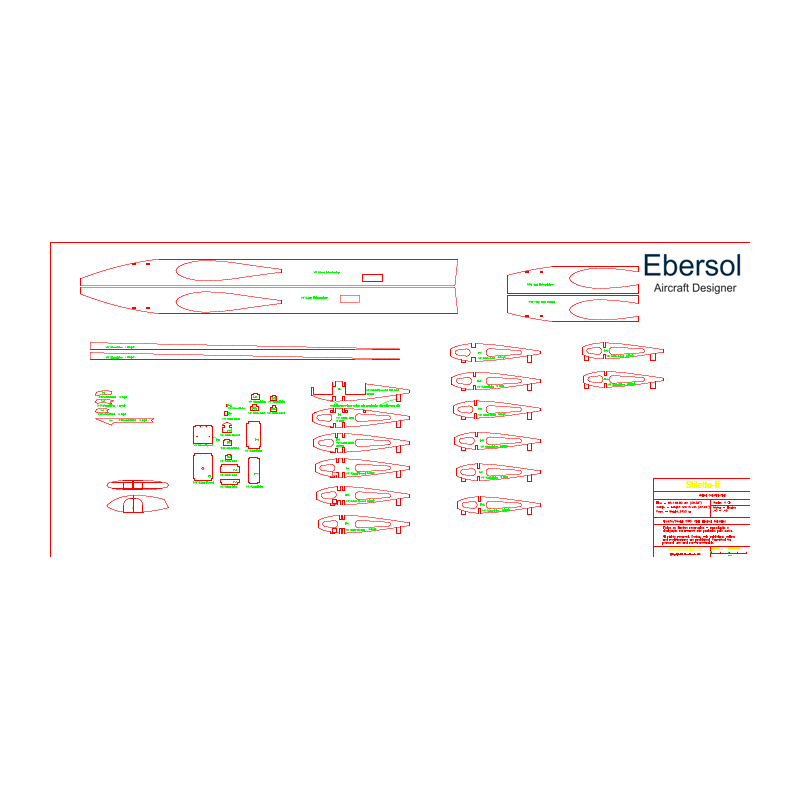 Stiletto II - PDF - Downloadable Plans. (Stock Code: 0065)