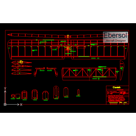 Cheetah - DXF - Electric - Downloadable Plans.(Stock Code: 0051)