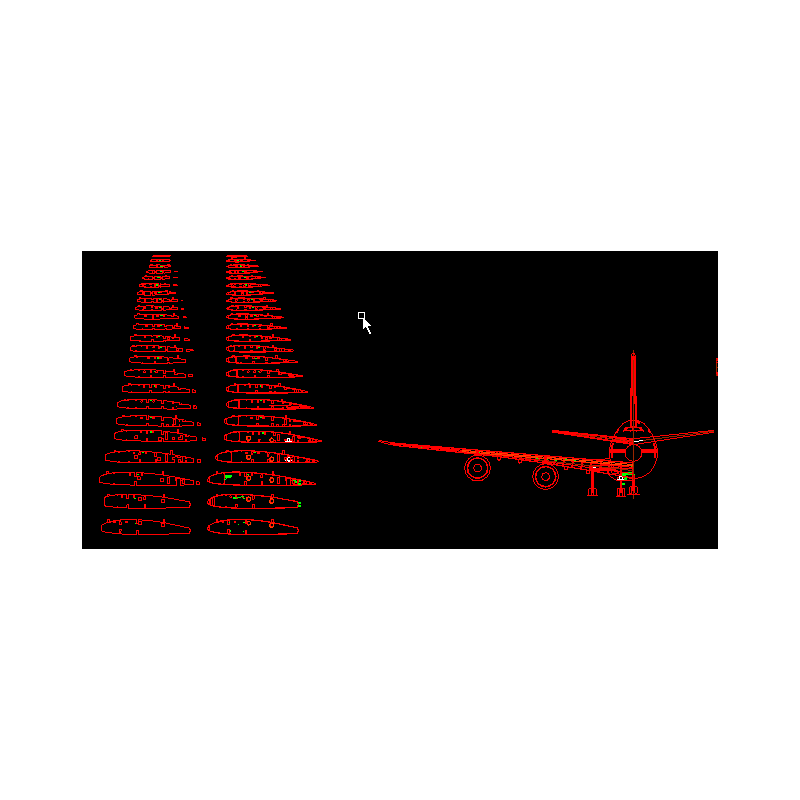 Boeing 747-8 - DXF - 1:10 Super Scale - Downloadable Plans. (Stock Code ...