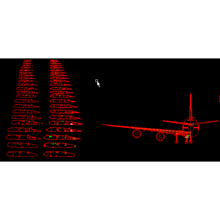 Boeing 747-8 - DXF - 1:10 Super Scale - Downloadable Plans. (Stock Code ...