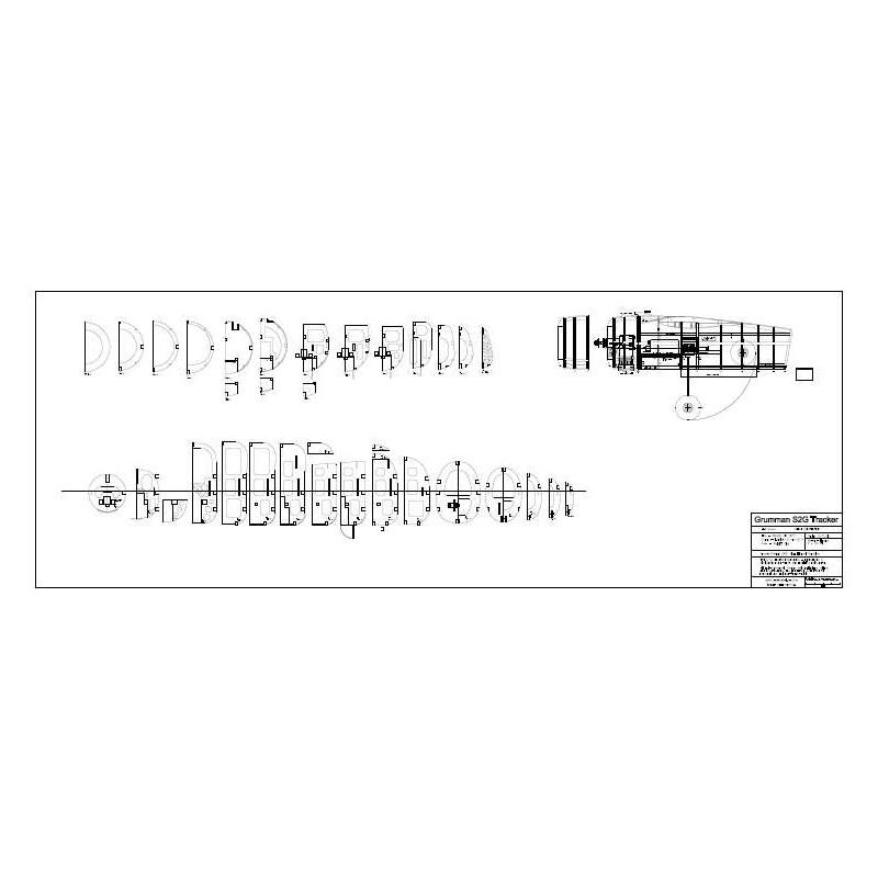 Grumman S2G Tracker - PDF - 1:10 Super Scale - 2 x .60 - Downloadable ...