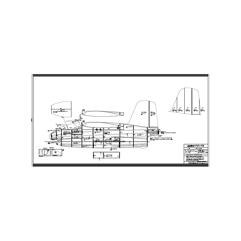 Lippisch P.01-112 - PDF - EDF-90 - Downloadable Plans. (Stock Code: 0140)