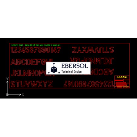 Luftwaffe Script - DXF - German Alphabet and Numbers Style 1936 ...