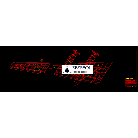 Tupolev Tu-114 - DWG - 1:14 Scale - Plans with Layers - Downloadable ...