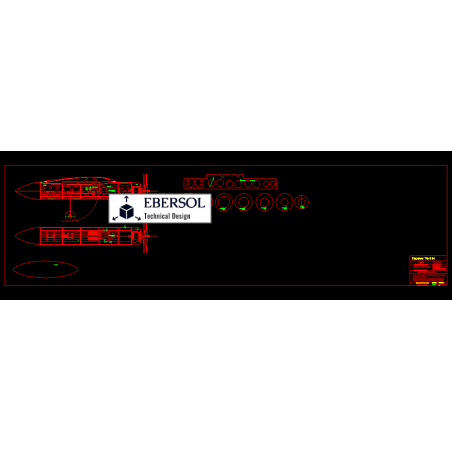 Tupolev Tu-114 - DWG - 1:14 Scale - Plans with Layers - Downloadable ...