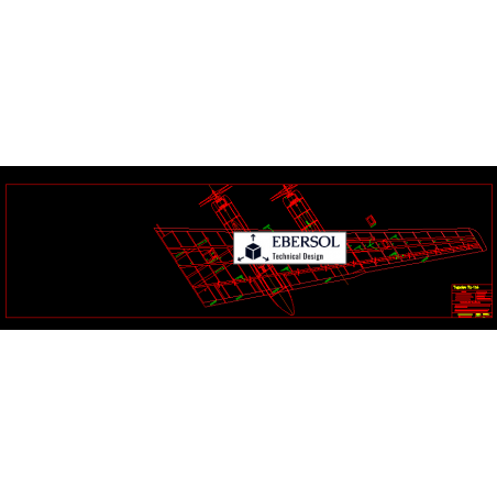 Tupolev Tu-114 - DWG - 1:14 Scale - Plans with Layers - Downloadable ...