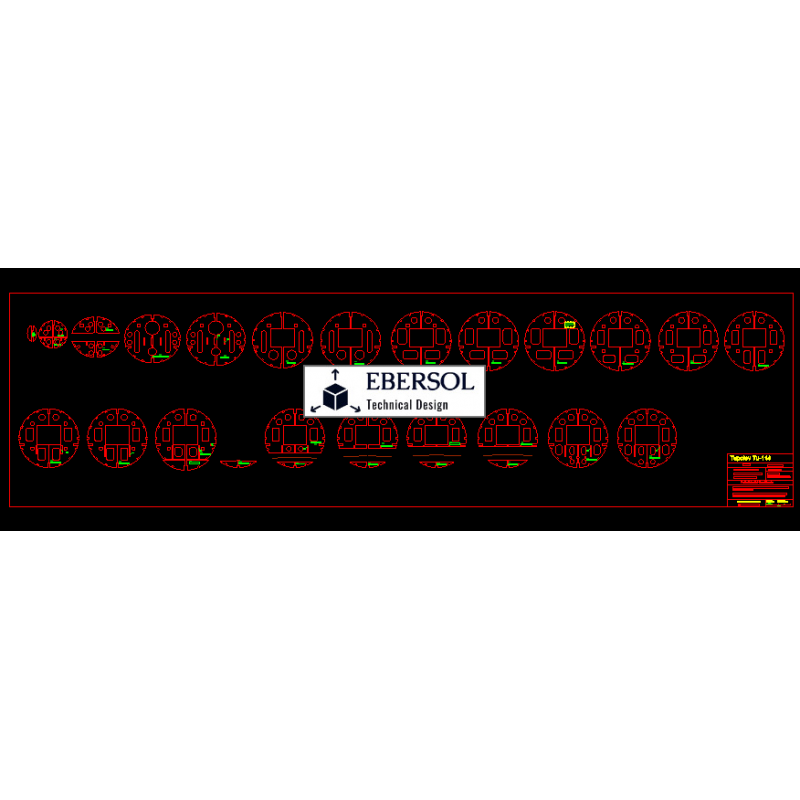 Tupolev Tu-114 - DXF - 1:14 Scale - Plans with Layers - Downloadable ...