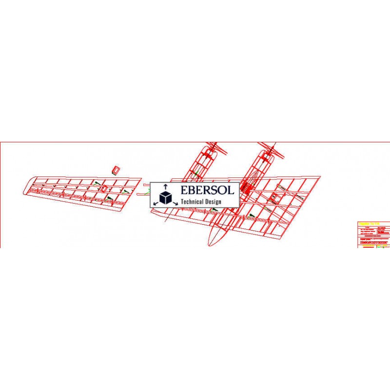 Tupolev Tu-114 - PDF - 1:14 Scale - Plans with Layers - Downloadable ...