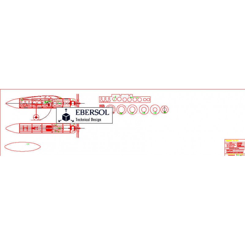 Tupolev Tu-114 - PDF - 1:14 Scale - Plans with Layers - Downloadable ...