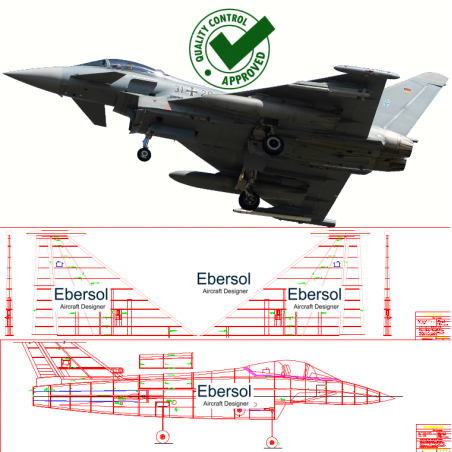 Eurofighter EF-2000 Typhoon - PDF - EDF-90 - Downloadable Plans. (Stock ...