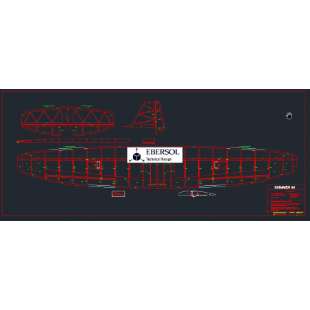 Skimmer Trainer - DWG - Downloadable Plans. (Stock Code: 0046)
