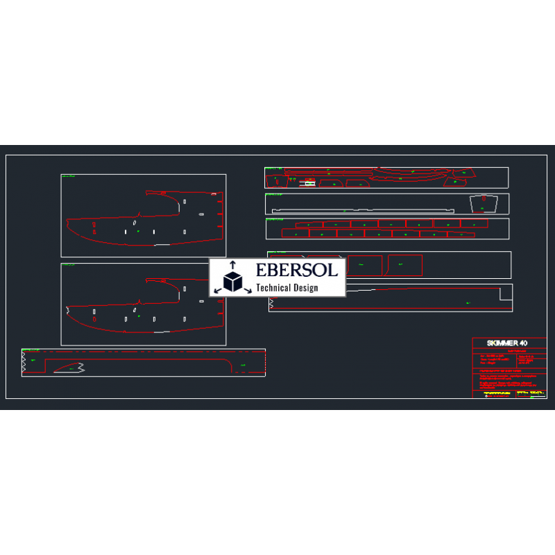 Skimmer Trainer - DWG - Downloadable Plans. (Stock Code: 0046)