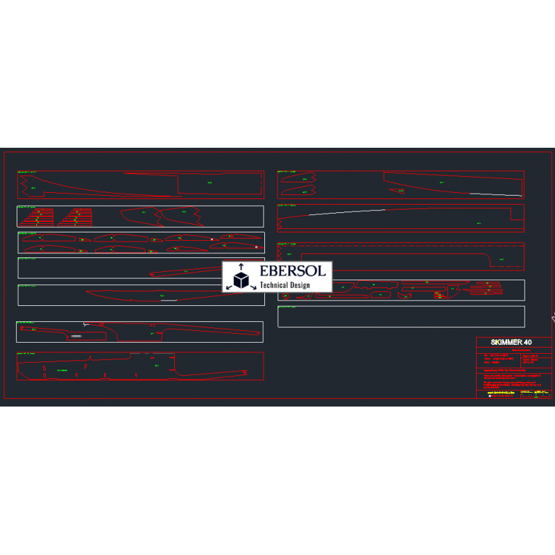 Skimmer Trainer - DWG - Downloadable Plans. (Stock Code: 0046)