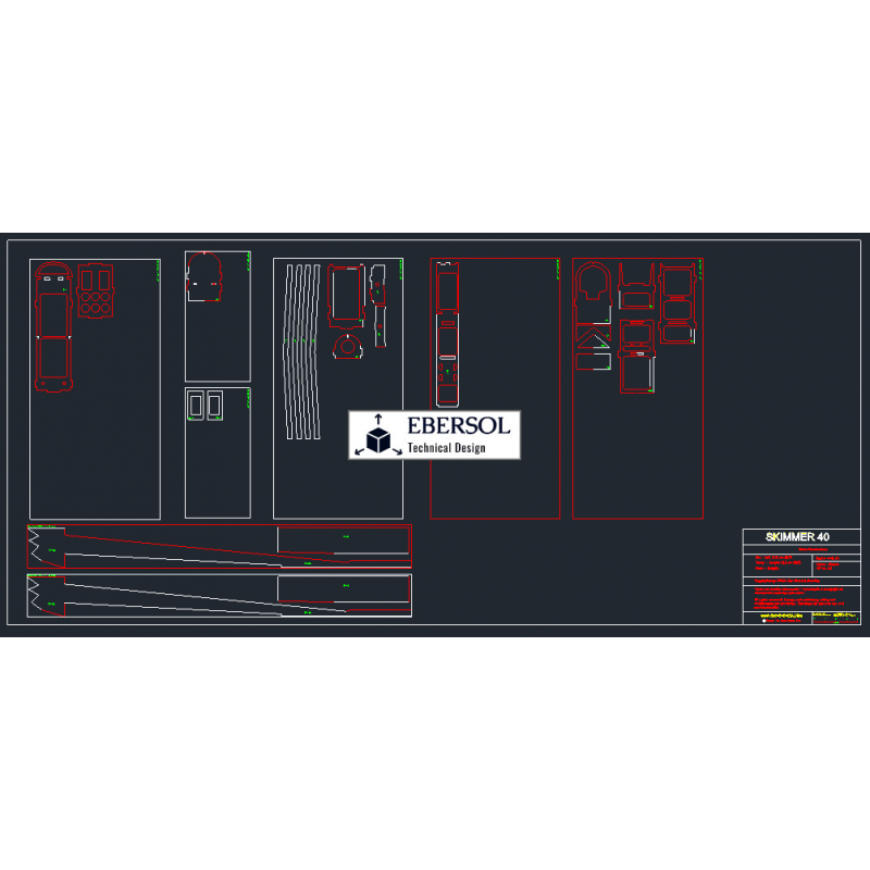 Skimmer Trainer - DWG - Downloadable Plans. (Stock Code: 0046)