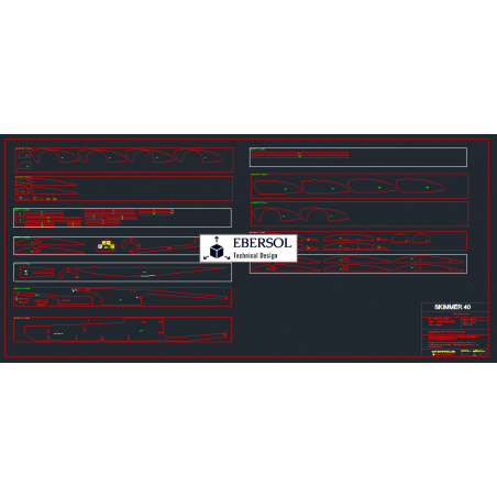 Skimmer Trainer - DWG - Downloadable Plans. (Stock Code: 0046)