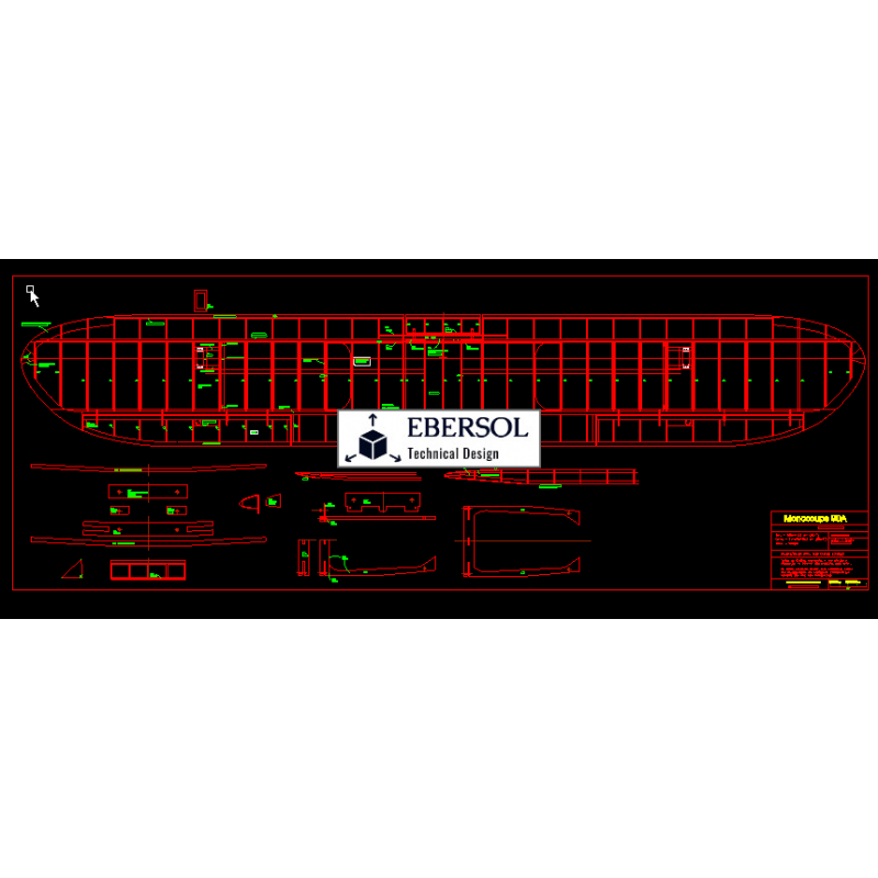 Monocoupe 90A - DWG - .60 - 1:4 Standoff Scale - Downloadable Plans ...